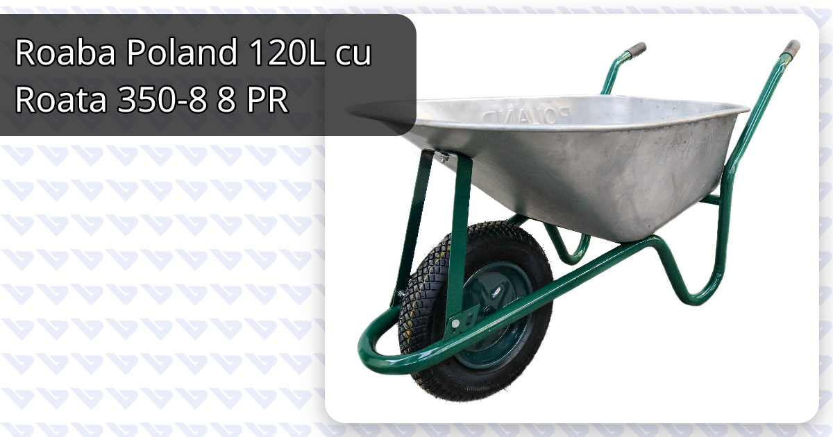 Roaba Poland 120L cu Roata 350-8 8 PR