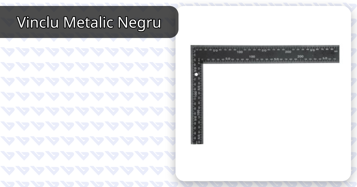 Vinclu Metalic Negru