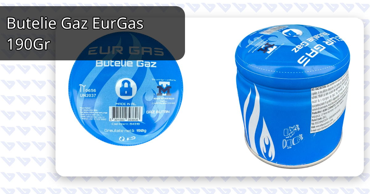 Butelie de Gaz 190Gr