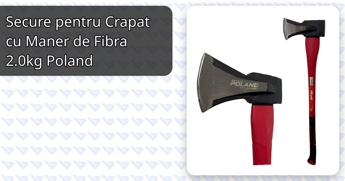 Secure pentru Crapat cu Maner de Fibra 2.0kg Poland