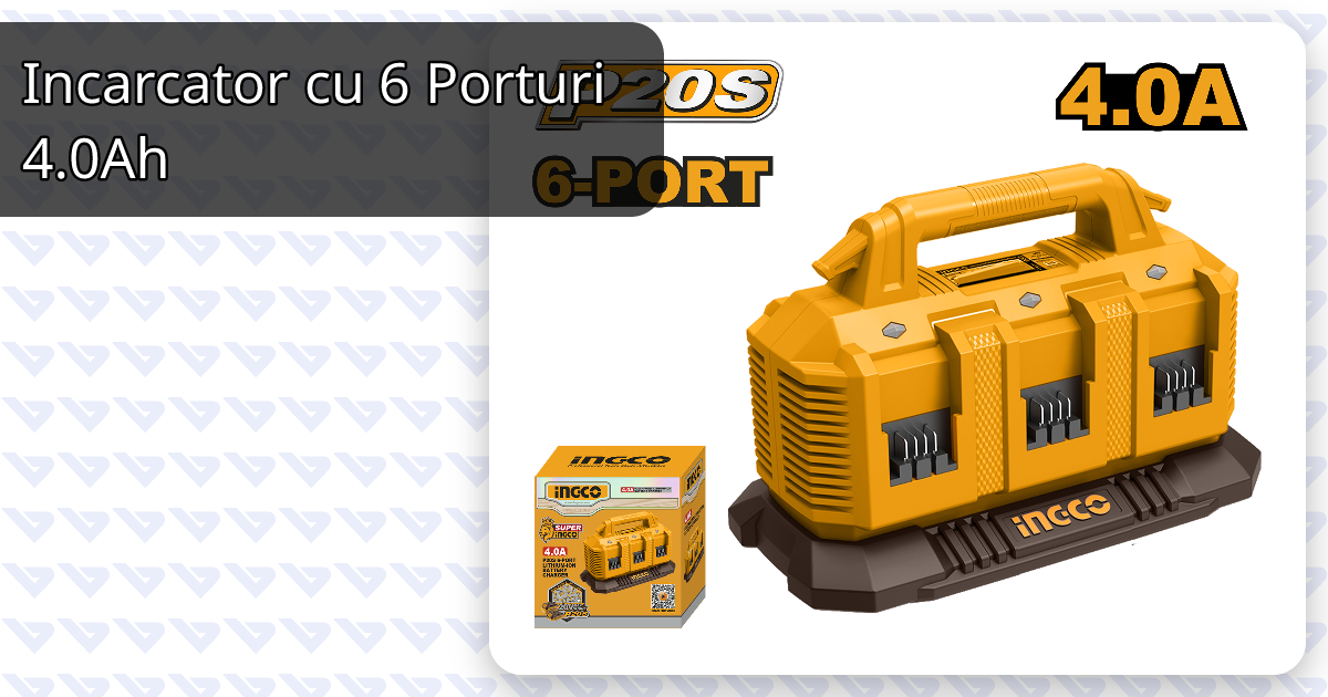 Incarcator cu 6 Porturi 4.0Ah