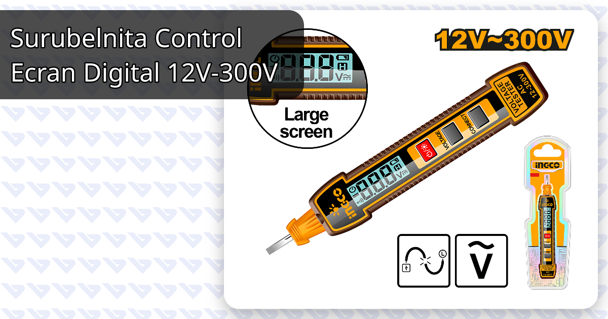 Surubelnita Control Ecran Digital 12V-300V