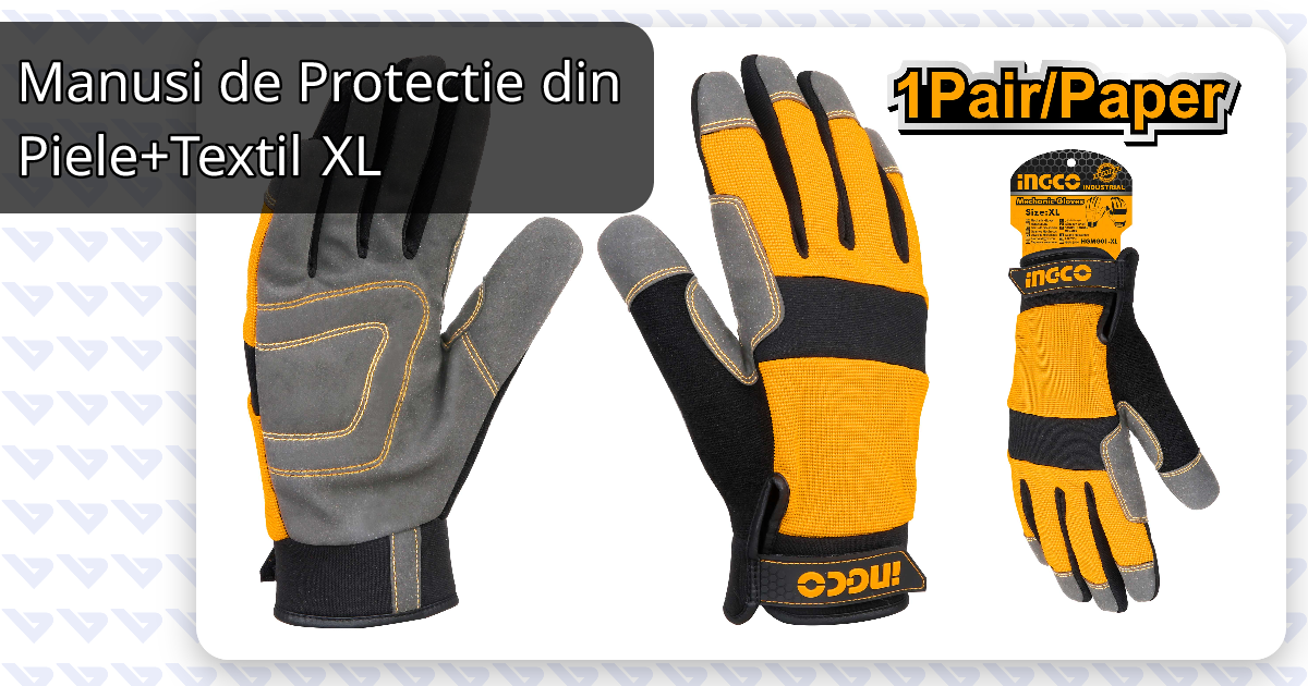 Manusi de Protectie din Piele+Textil XL