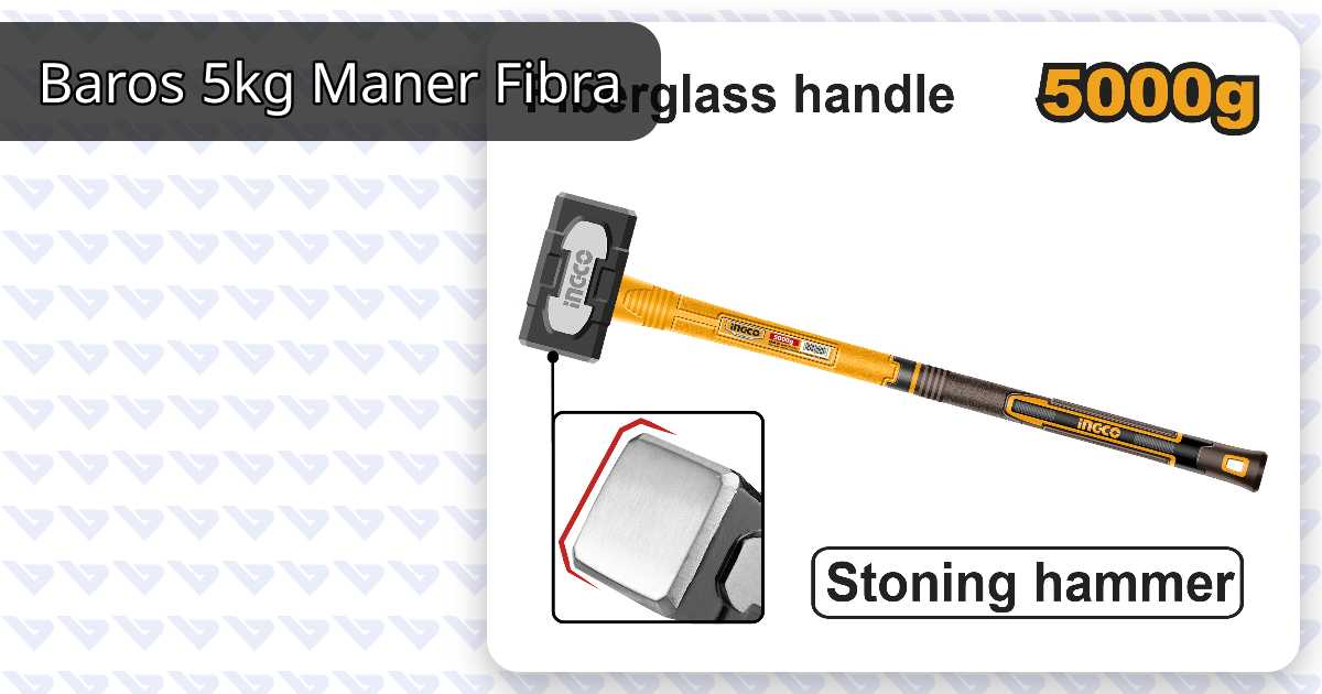 Baros 5kg Maner Fibra