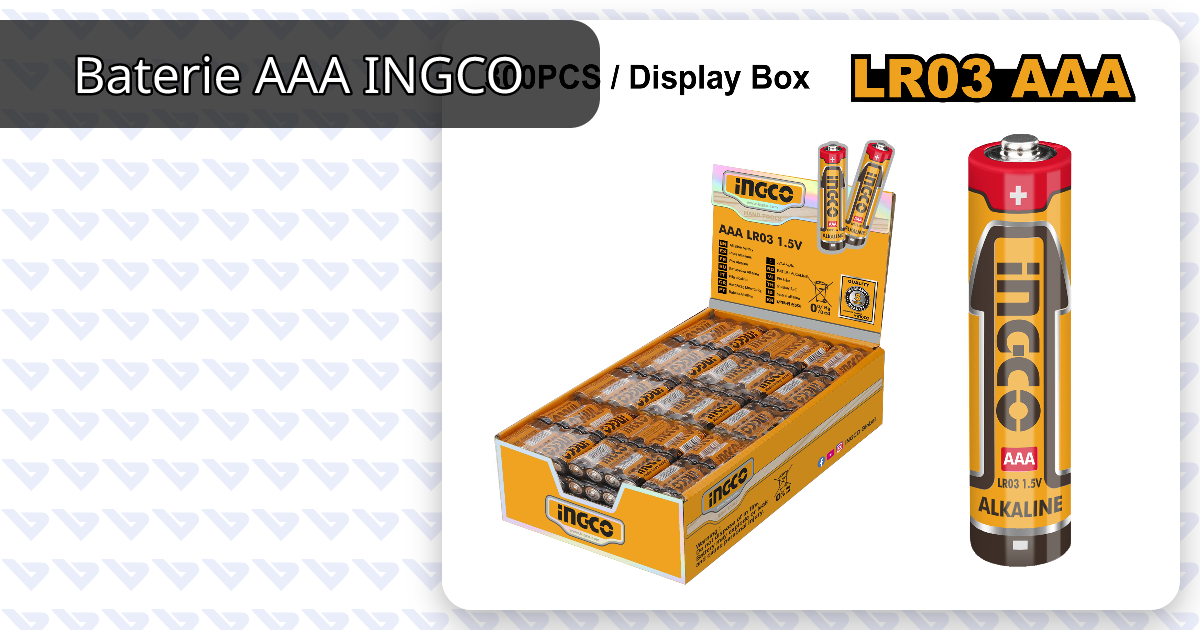 Baterie AAA INGCO
